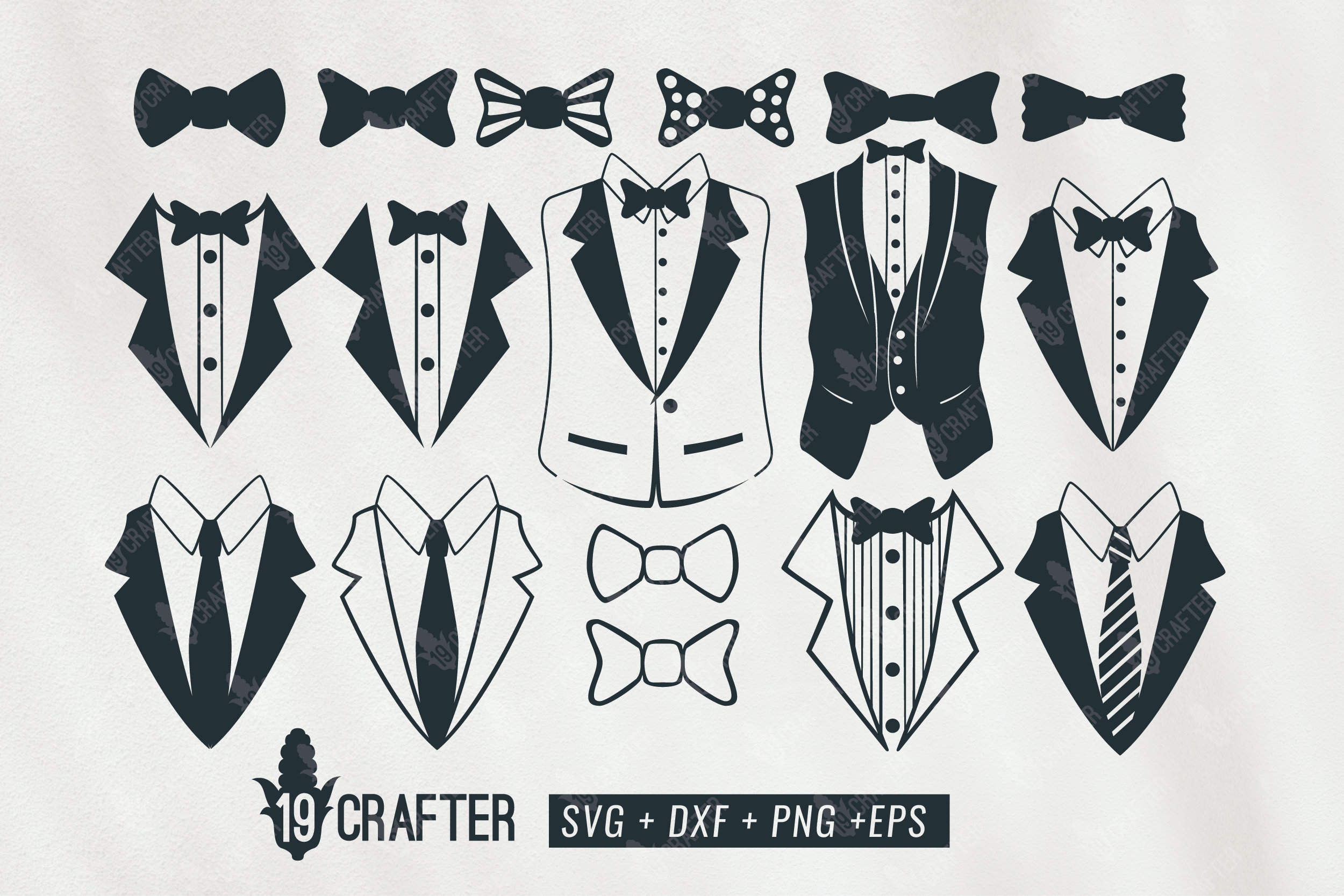 Tuxedo Svg Bundle, Tuxedo Suit Svg, Gentlemen Suit, Men's Suit, Tuxedo ...