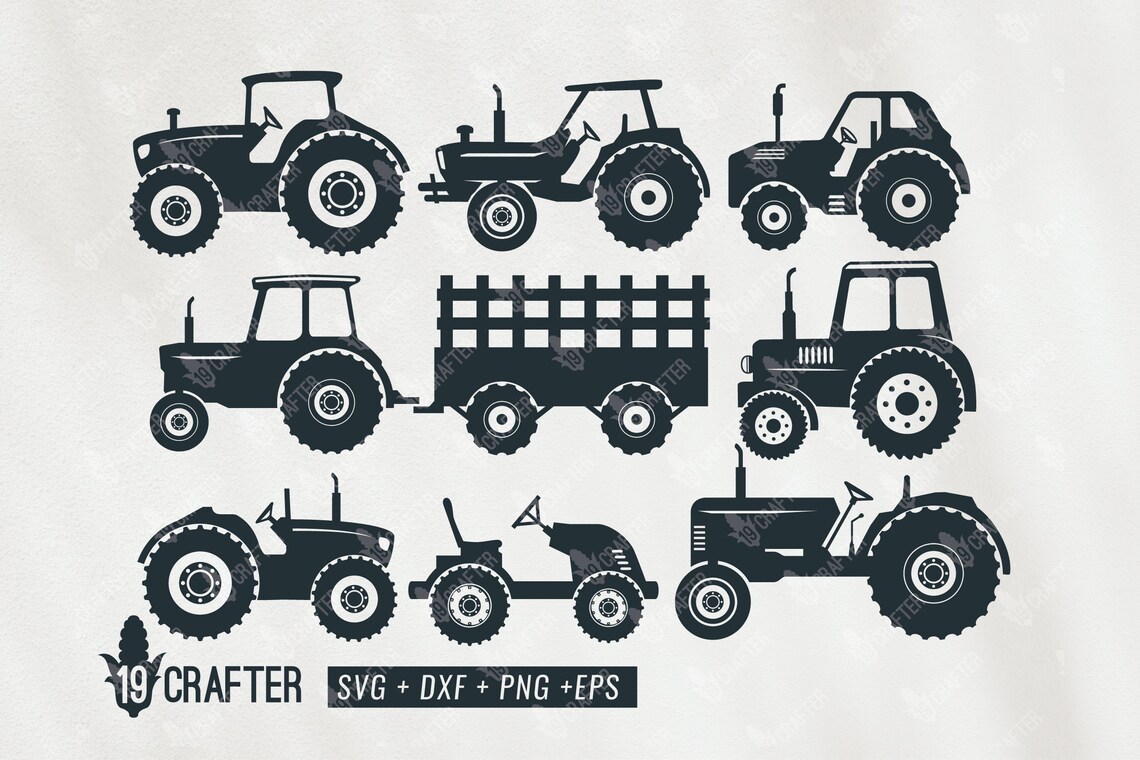 Traktor Svg / Traktor Svg Bundle / Traktor Clipart / Traktor ...