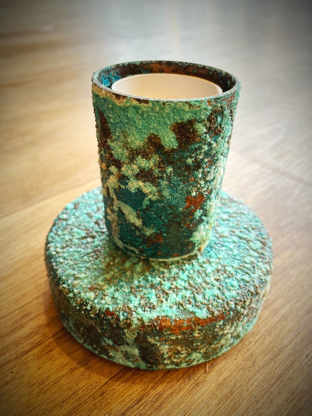 Verdigris Copper Batton Holder E27 Flush Ceiling Light - Etsy Hong Kong