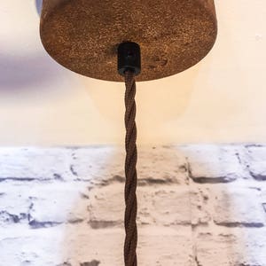 Rusted Metal 380mm Pendant Light Set - Etsy