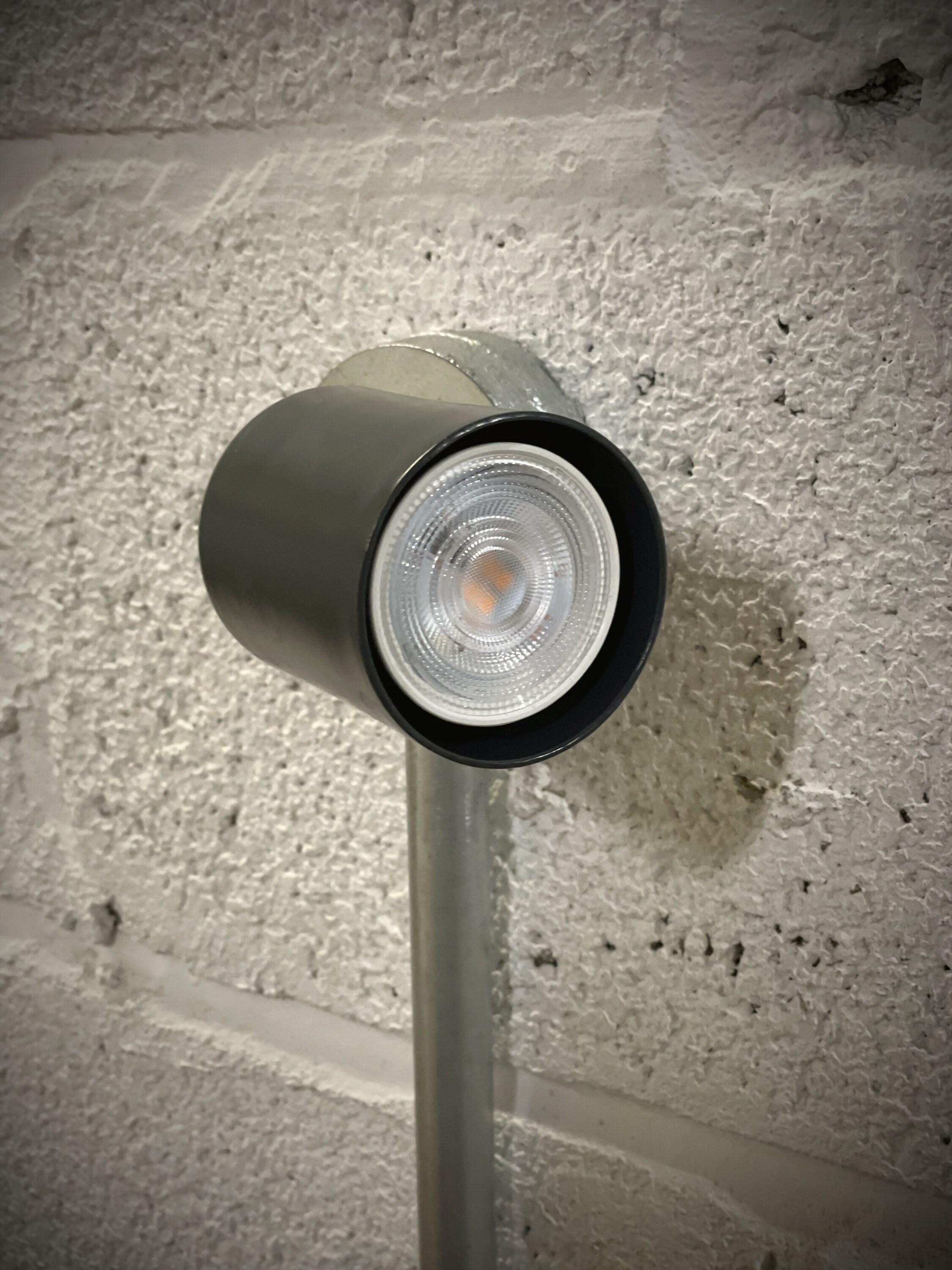 Conduit box spotlight fully adjustable GU10 in gunmetal | Etsy