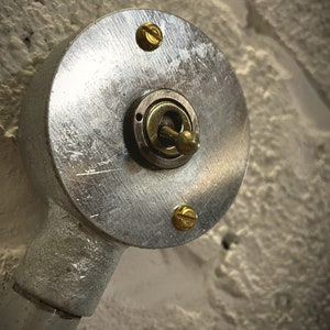 Aged Copper Toggle Conduit Box Light Switch - Etsy