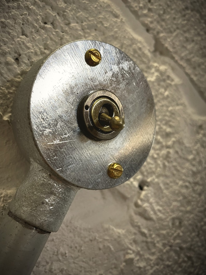 Aged Copper Toggle Conduit Box Light Switch | Etsy UK