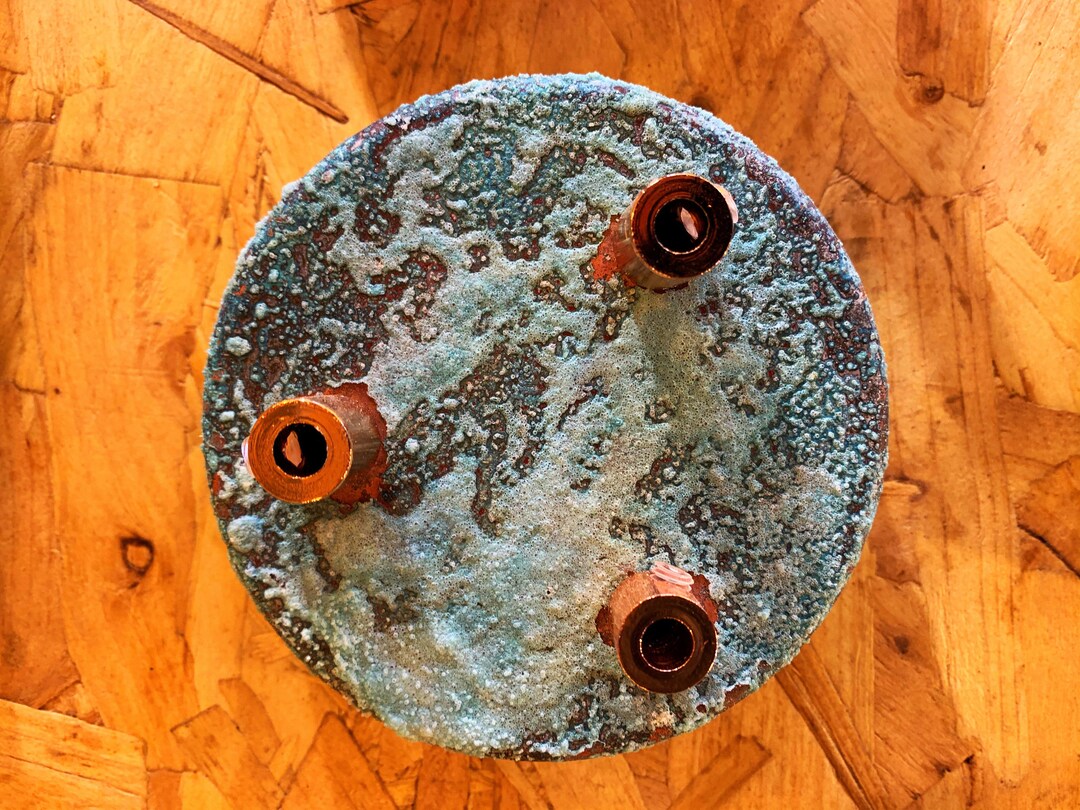 Distressed Copper 3 Way Ceiling Rose Verdigris Finish - Etsy UK