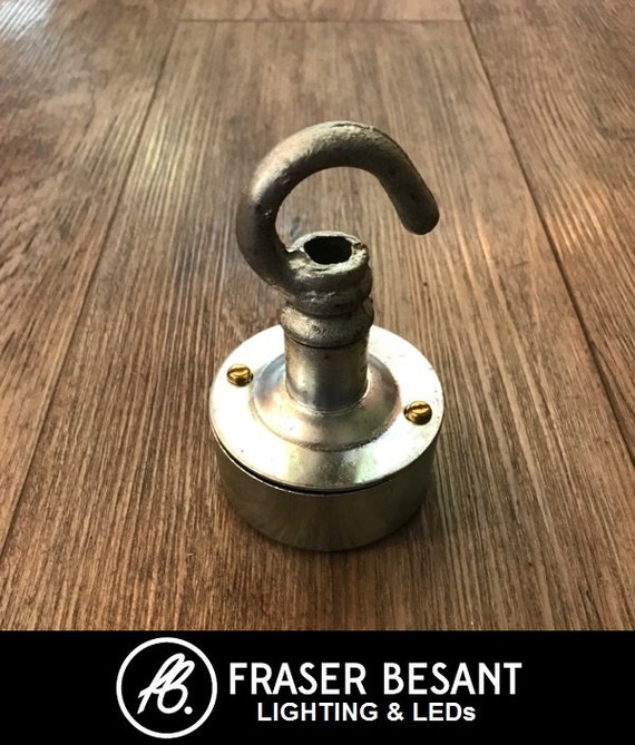 Conduit Lighting Galvanised Industrial Style Fixing Hook Will - Etsy