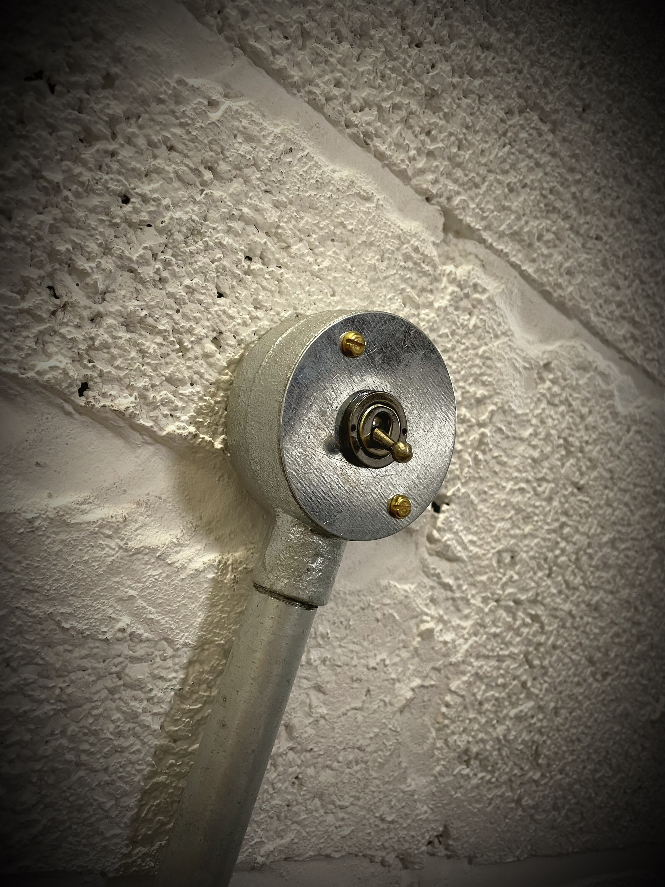 Conduit Box Toggle Switch With Aged Copper Switch Supplied With a End ...