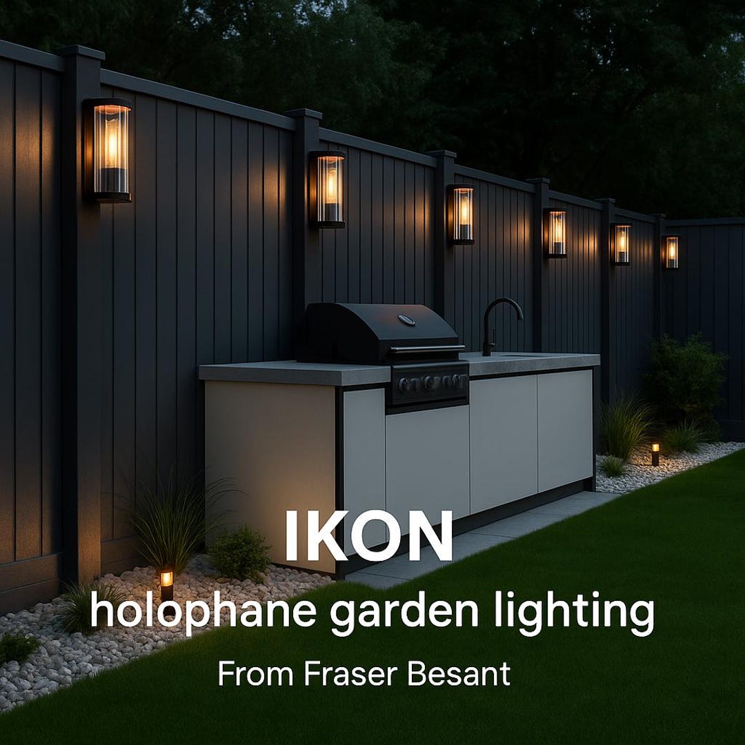Ikon Holophane Glass IP44 Garden Feature Light - Etsy