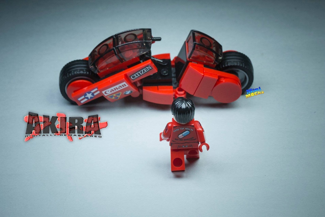 Akira Motorcycle Bikes MOC Minifigures Building Custom LEGO Genuine ...