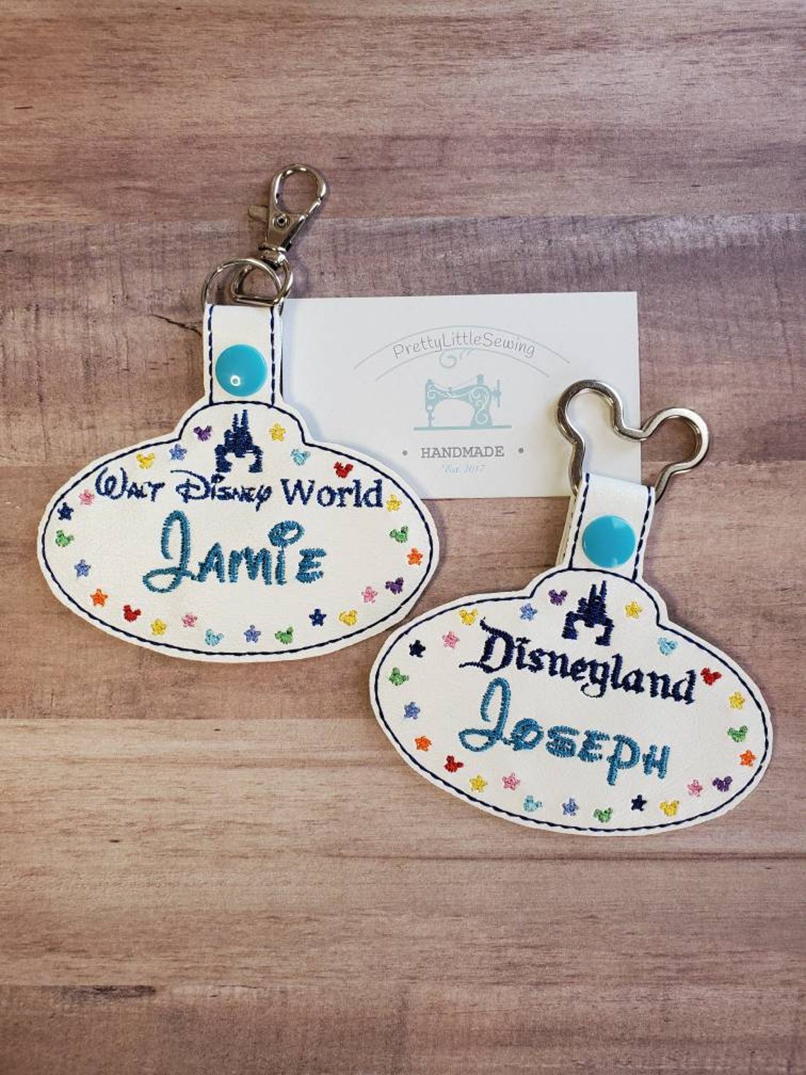 Disney Cast Bag Tag Key Fob Key Chain Luggage Tag | Etsy
