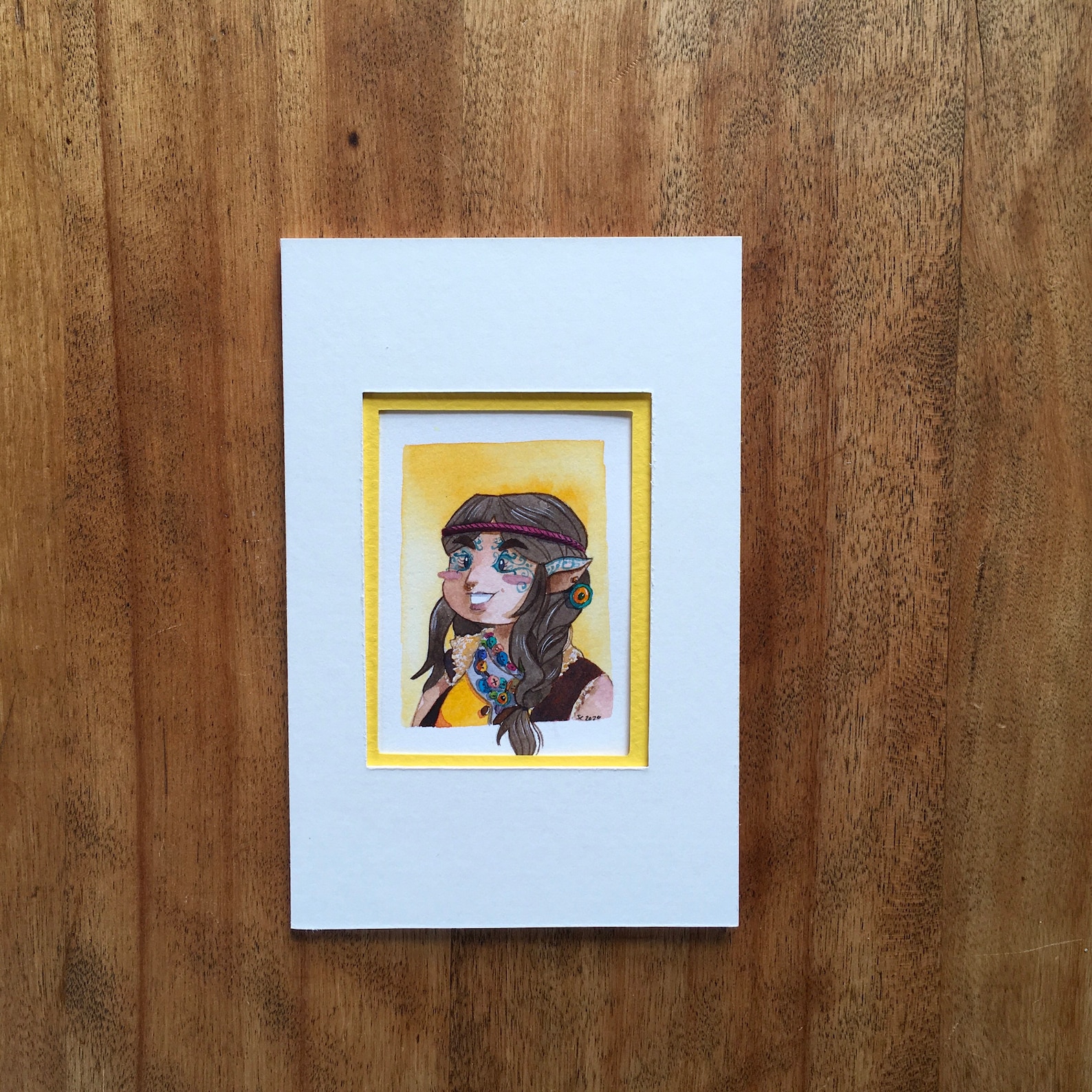 Veth Brenatto Portrait Critical Role Original Mini-painting | Etsy