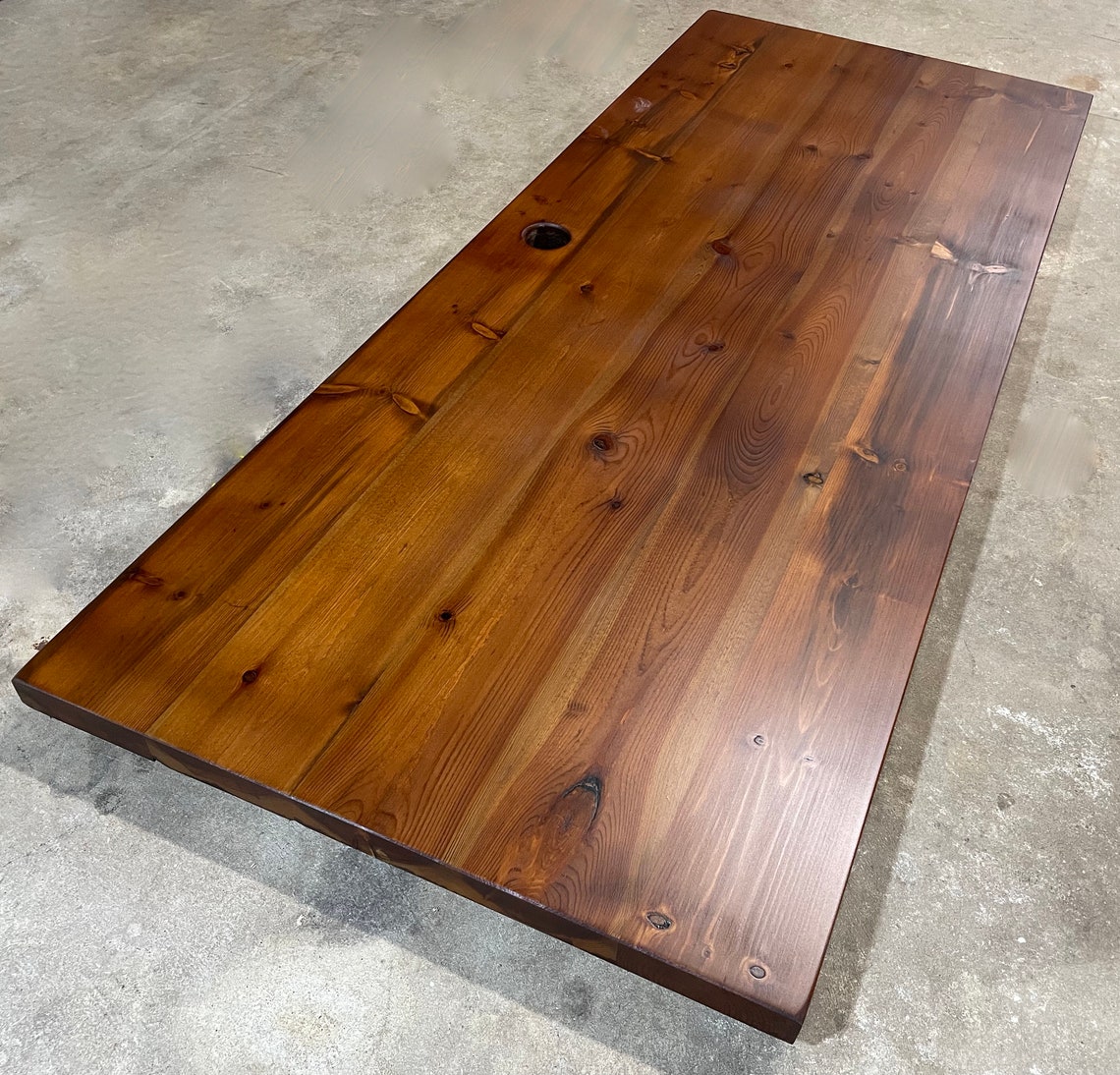 Rustic Table Top Wood Desktop Home School Desk Kitchen Island - Etsy