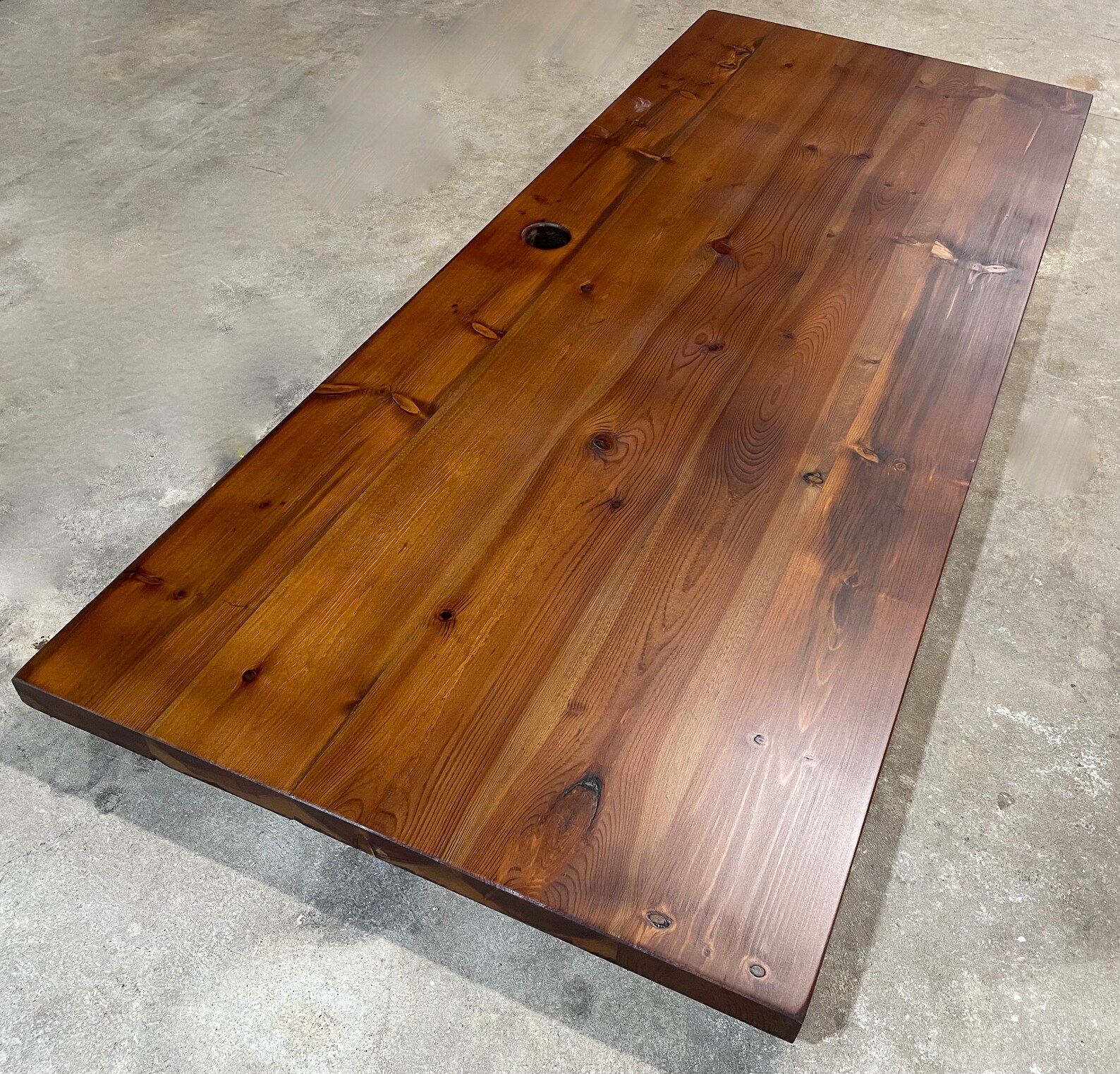 Rustic Table Top Wood Desktop Home School Desk Kitchen Island - Etsy