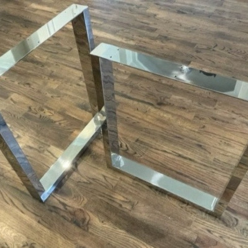 Chrome Table Legs - Etsy