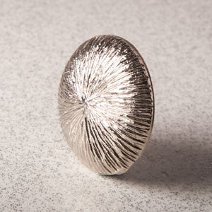 Hand Cast Metal Button, Silver or Gold Button, Rounded Dome, Vintage ...