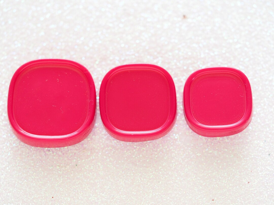 Fuchsia Pink Button, Square Shank Fitted Sewing Button, Handmade 70s ...