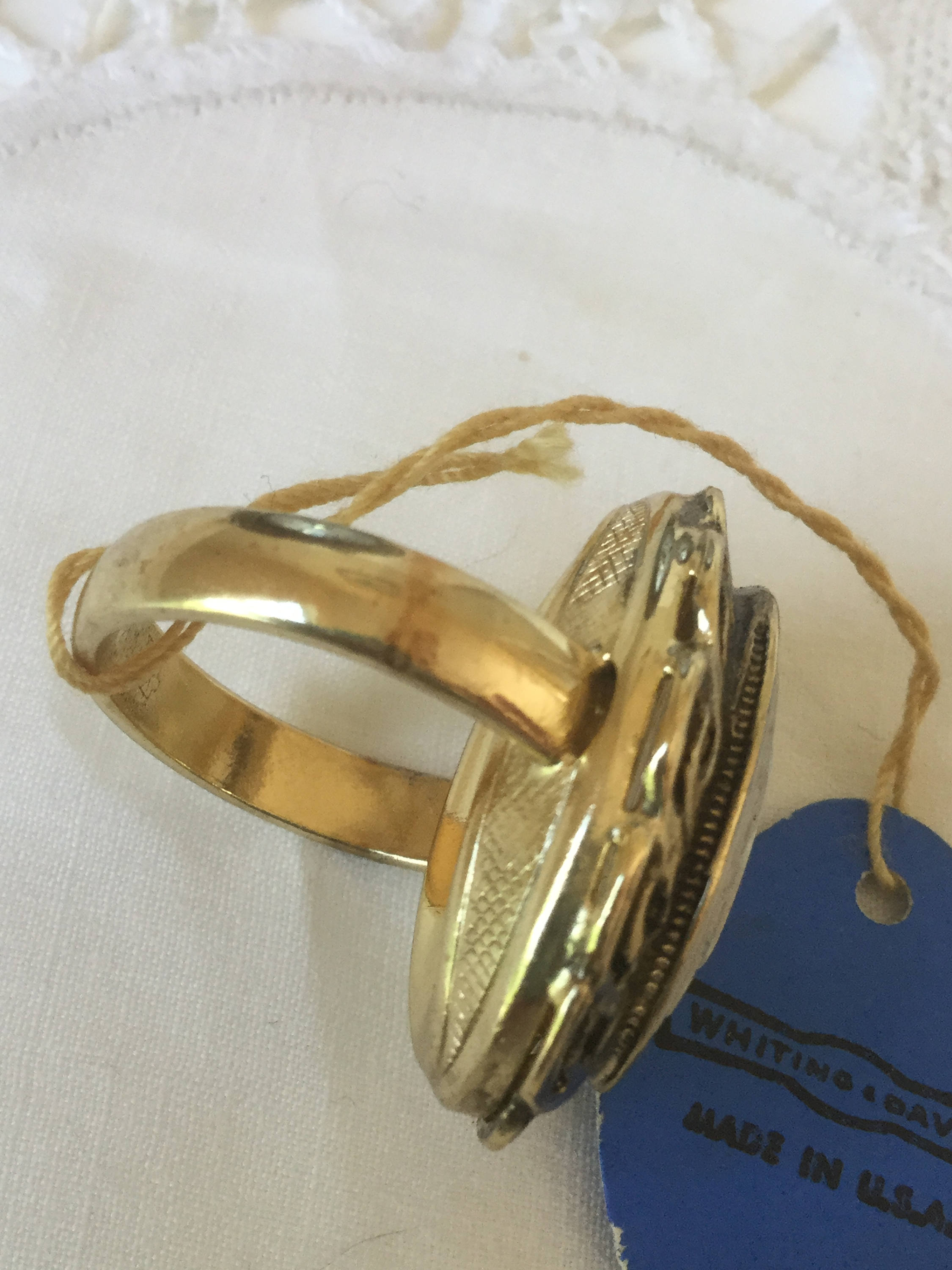 Vintage Whiting& Davis Ringgold Color Ring | Etsy