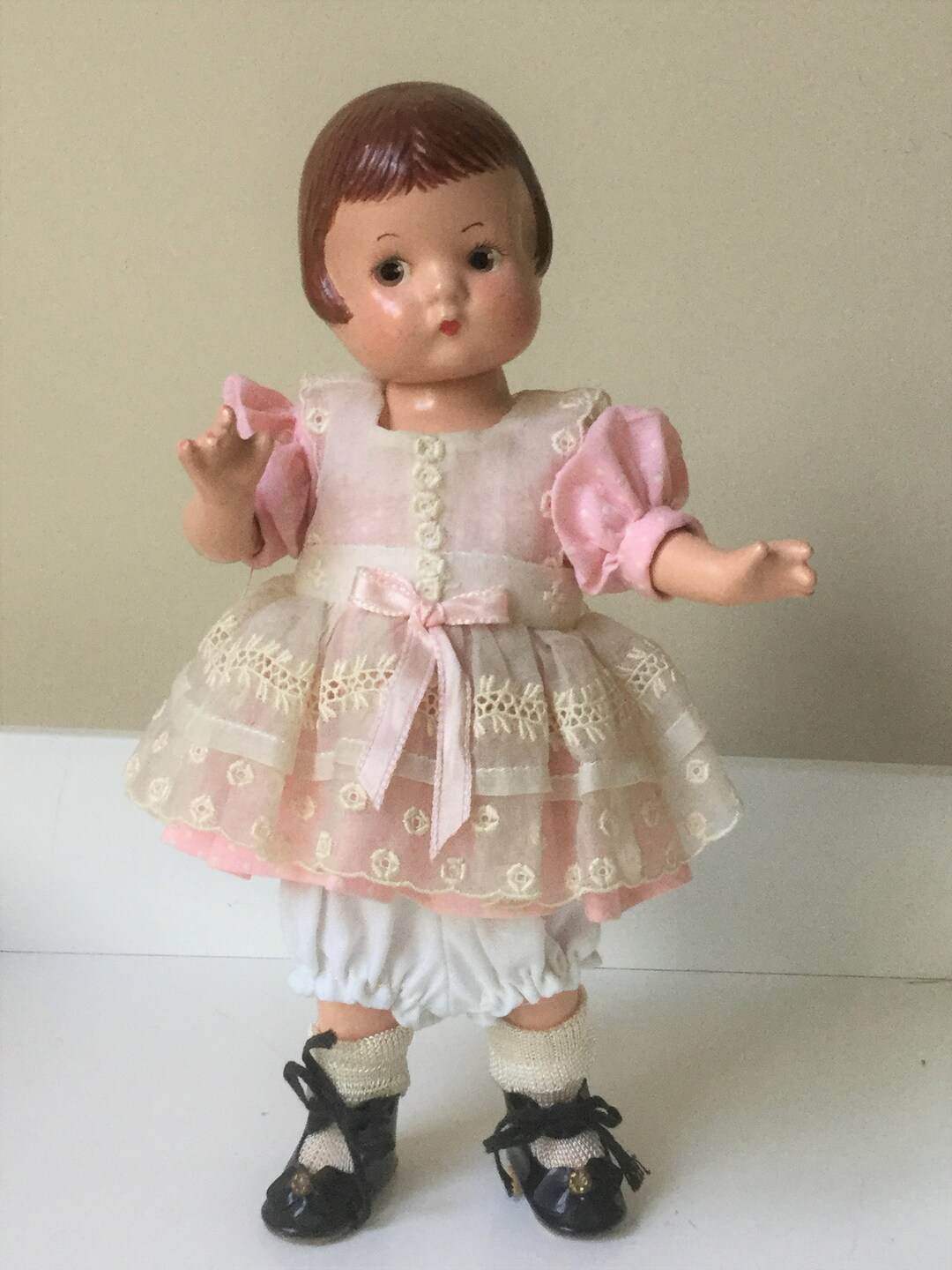 Vintage Effanbee "patsyette" 9 Inches Doll, 1930's Composition Doll - Etsy