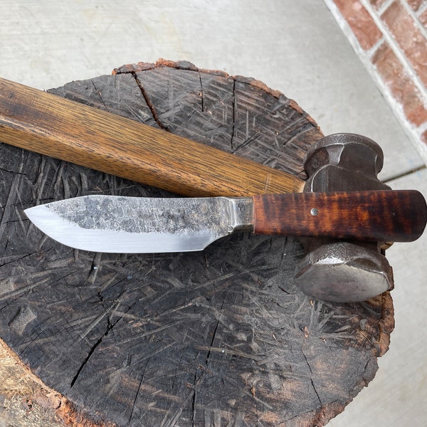 Hand Forged Knife - Etsy