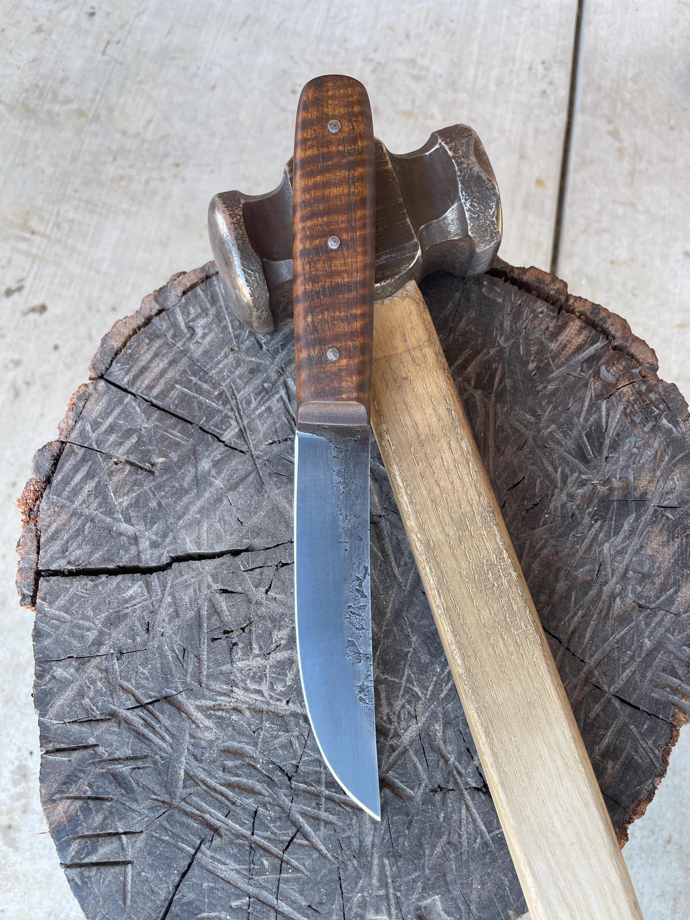 Hand Forged Knife - Etsy