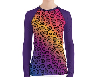 Leopard Rash Guard - Etsy
