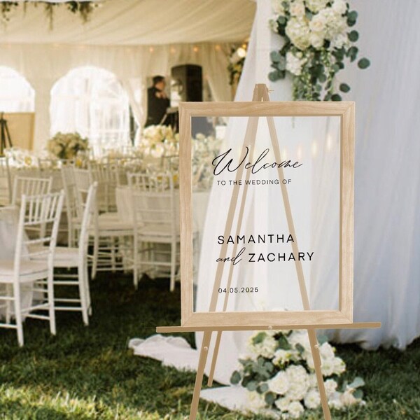 Acrylic Wedding Sign - Etsy