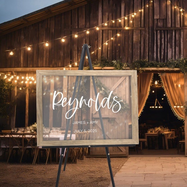 Frosted Acrylic Wedding Sign - Etsy