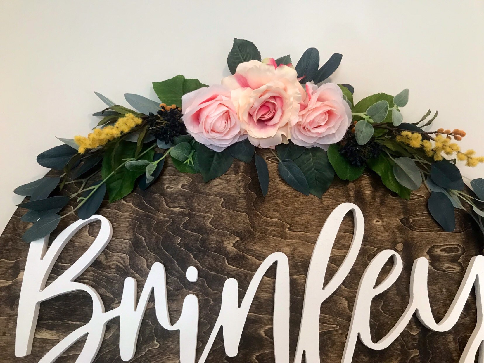 Floral Nursery Sign Baby Girl Nursery Decor Children's | Etsy