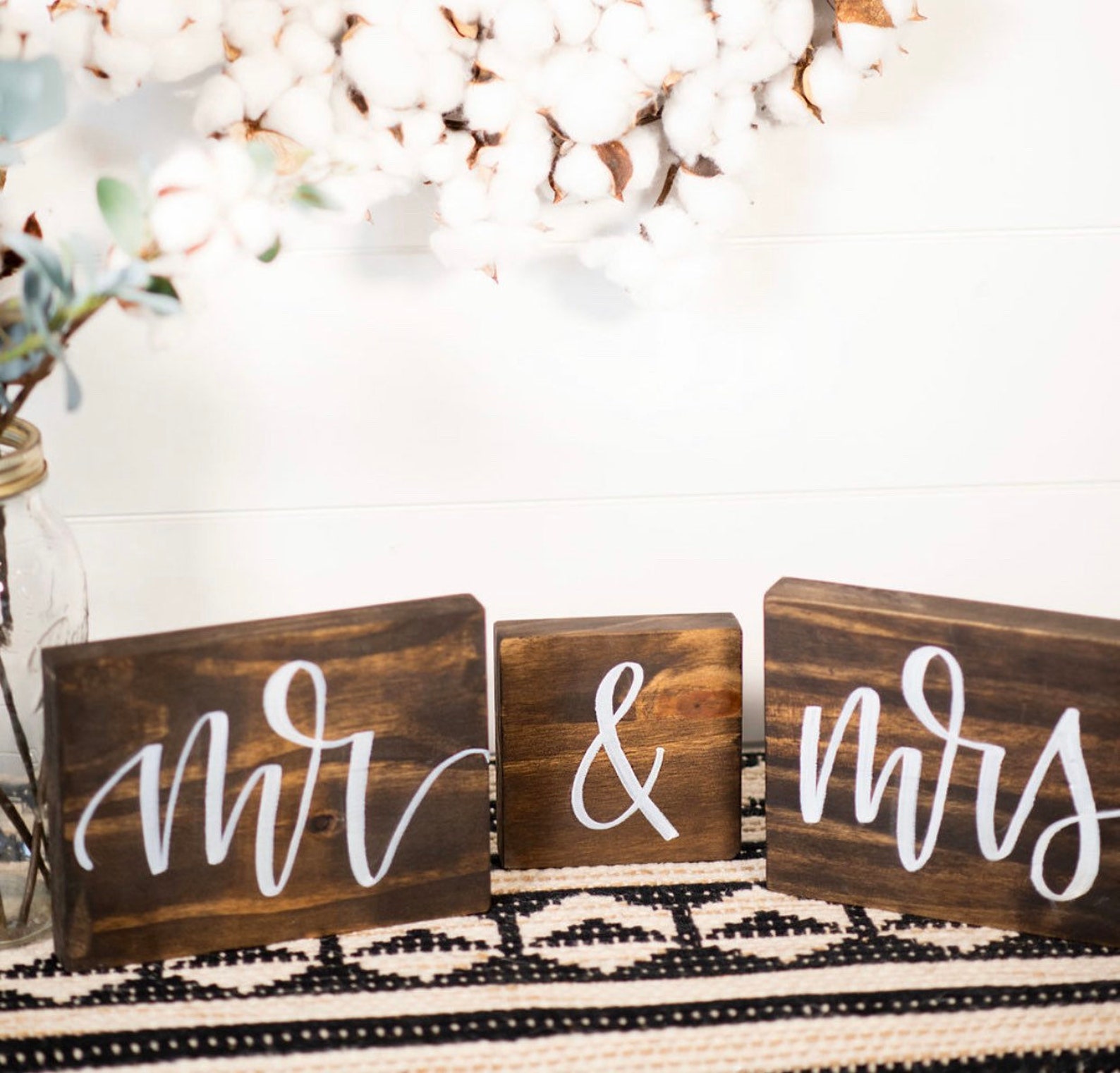 Wooden Mr and Mrs Signs Head Table Decor Wooden Wedding - Etsy