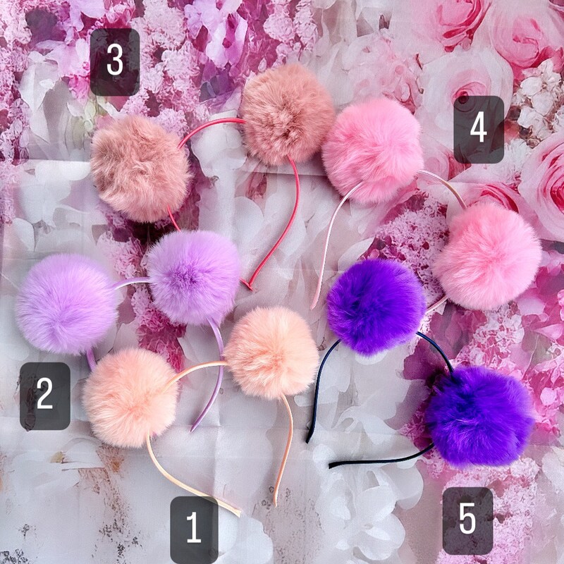 Pom Hair Clips - Etsy