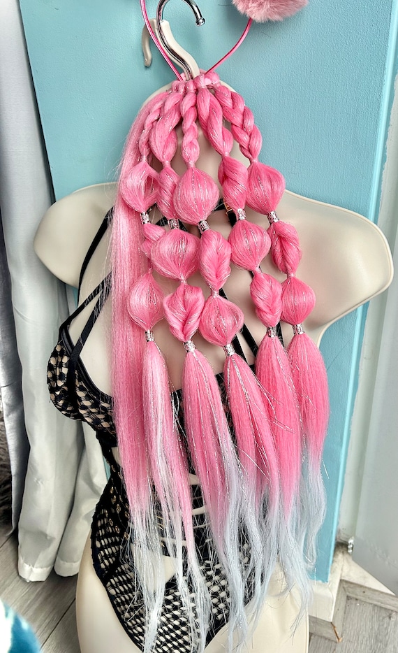 Pink braids store