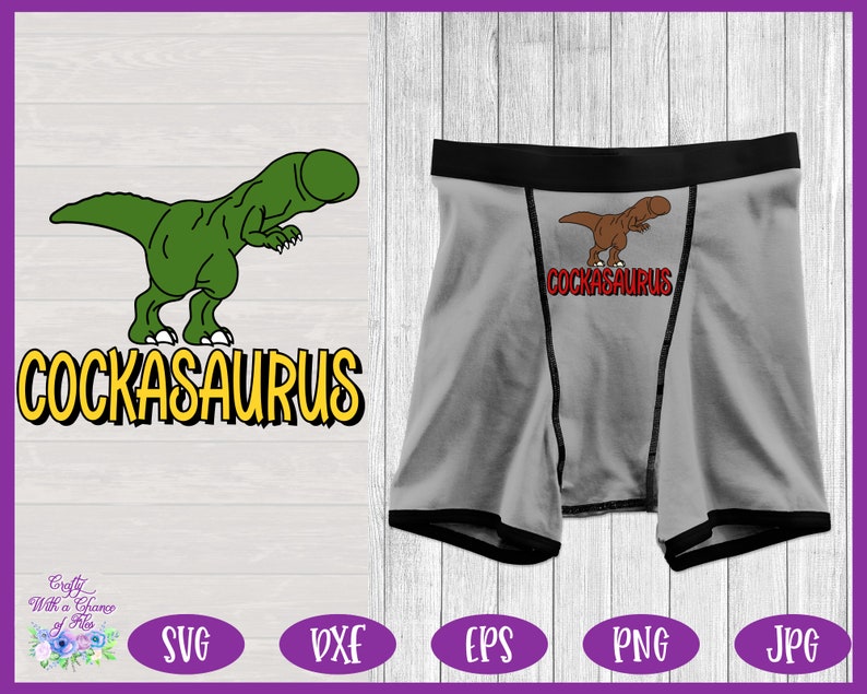 Buy Men's Boxers SVG Cockasaurus SVG Mens Underwear PNG Online in India ...