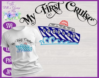 My First Cruise Svg | Etsy