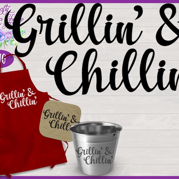 Grillin and Chillin Sign - Etsy