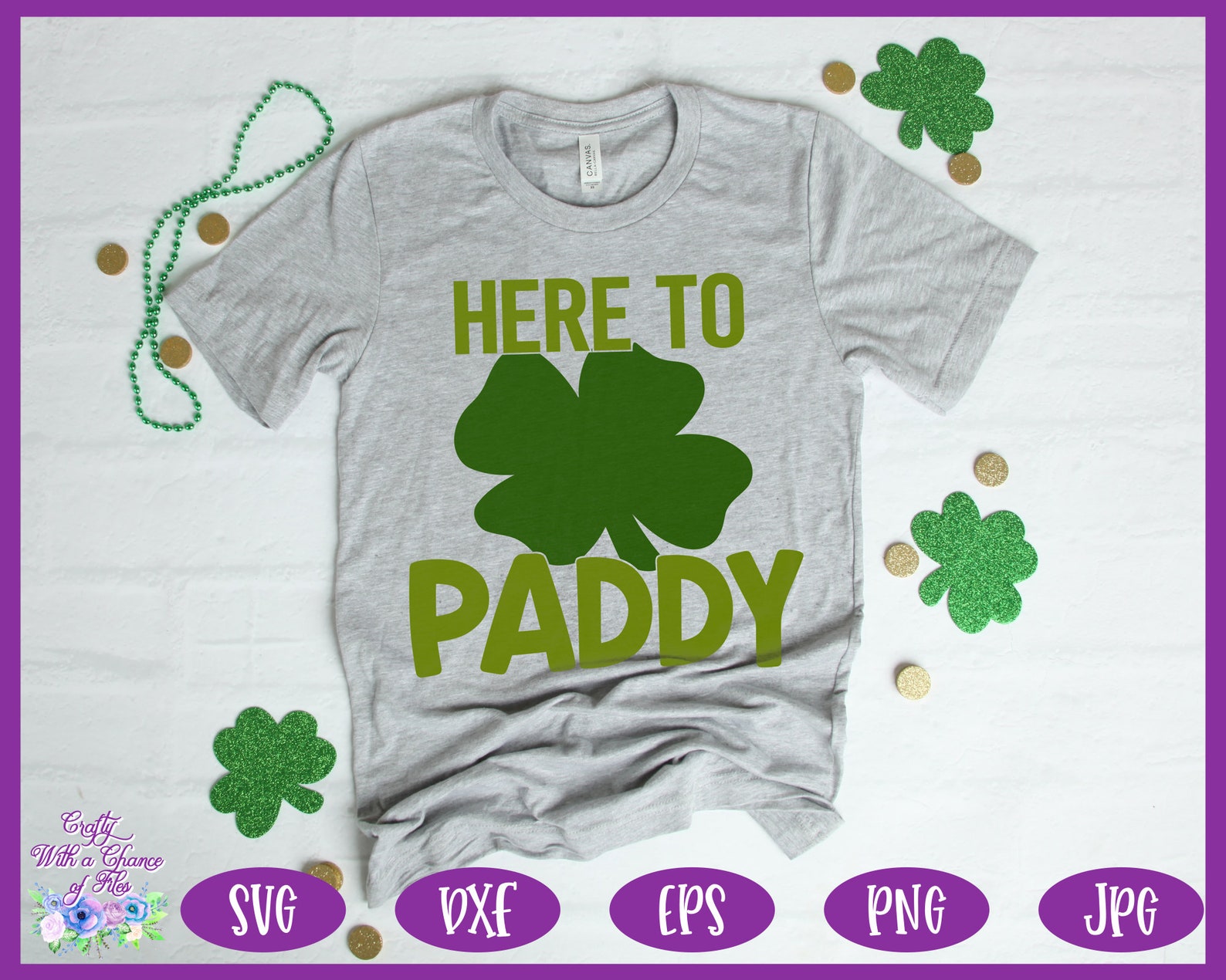 Here to Paddy SVG St Patrick's Day SVG Green Beer SVG - Etsy