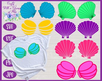 Shell Bra Svg | Etsy