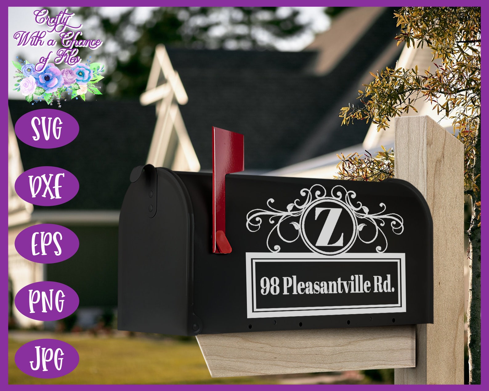 Mailbox SVG Mailbox Monogram SVG Street Address SVG Mailbox | Etsy