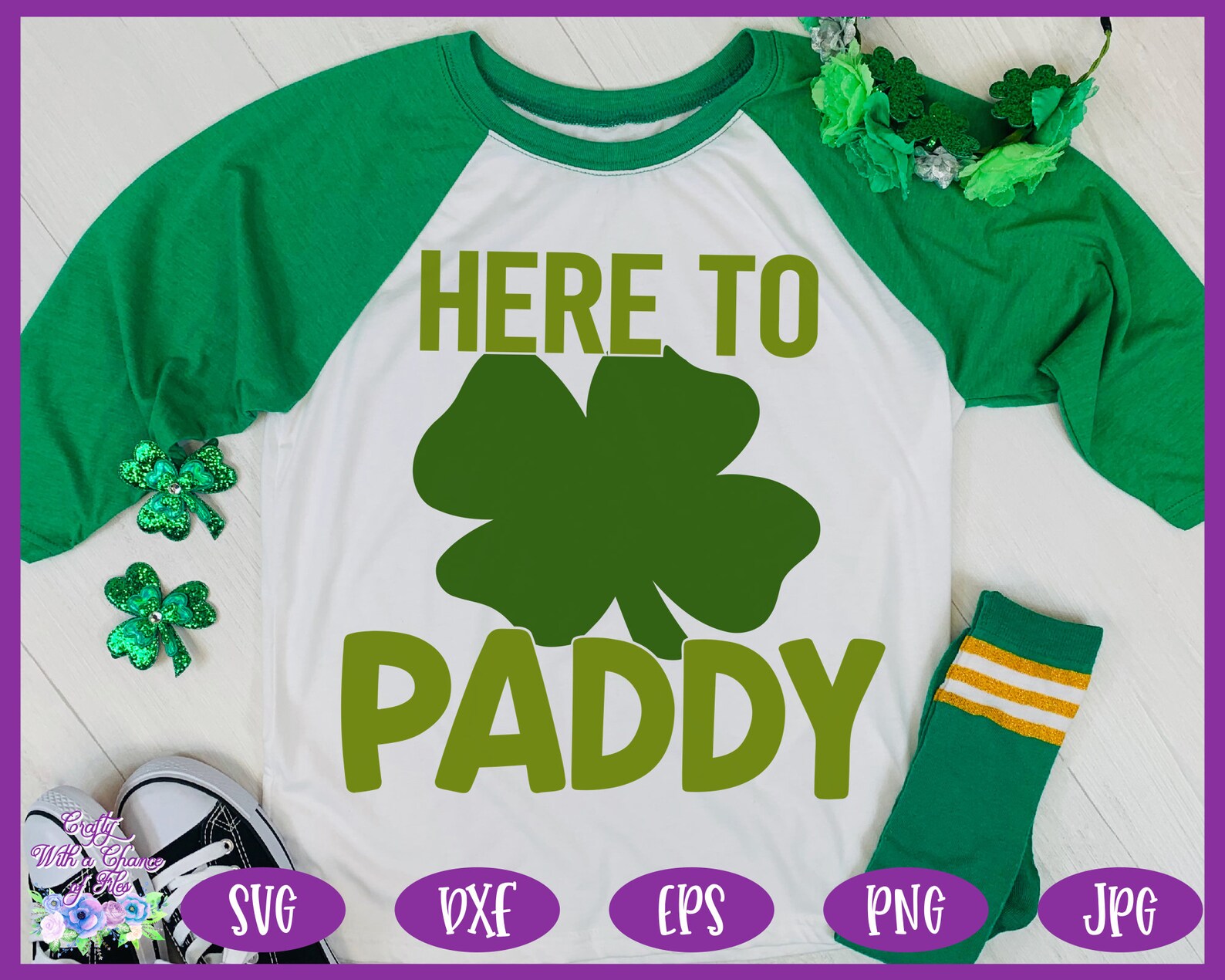 Here to Paddy SVG St Patrick's Day SVG Green Beer SVG | Etsy
