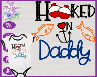 Daddy's New Fishing Buddy Svg Fishing Onesie Svg Fishing - Etsy
