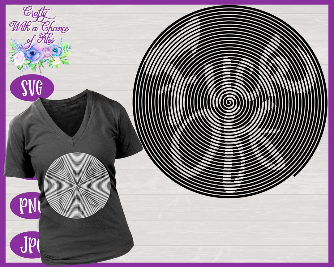 F*ck off SVG, Spiral Art SVG, Vintage SVG, Funny Offensive Vinyl Record ...