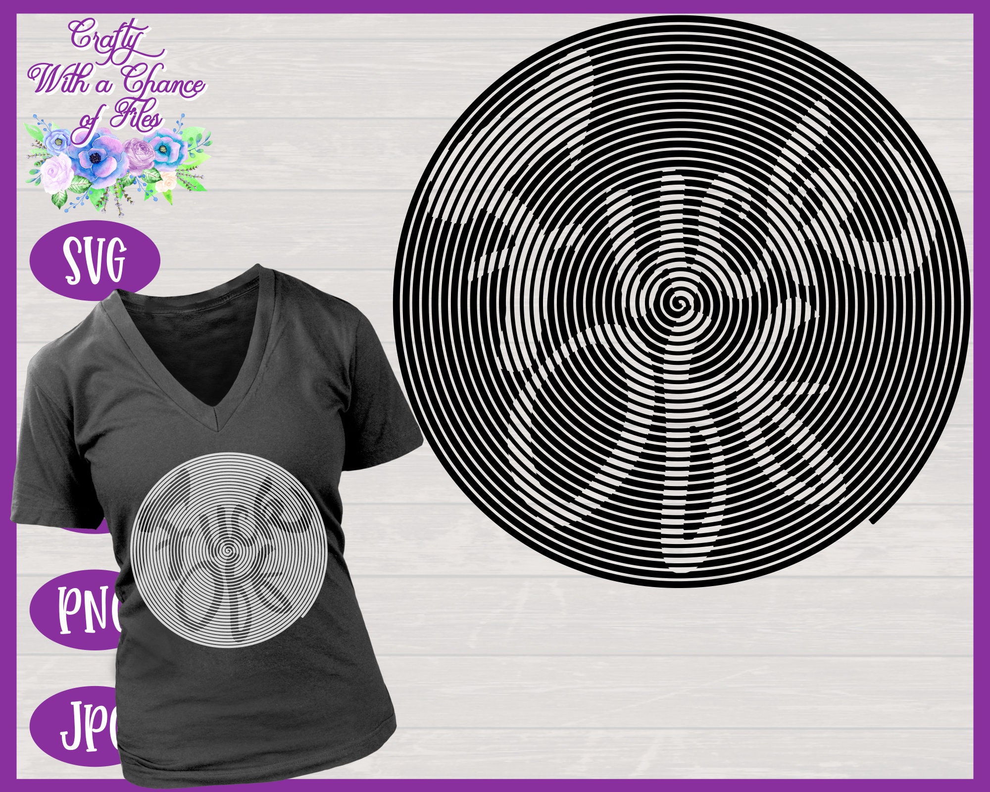 Fck off SVG Spiral Art SVG Vintage SVG Funny Offensive - Etsy