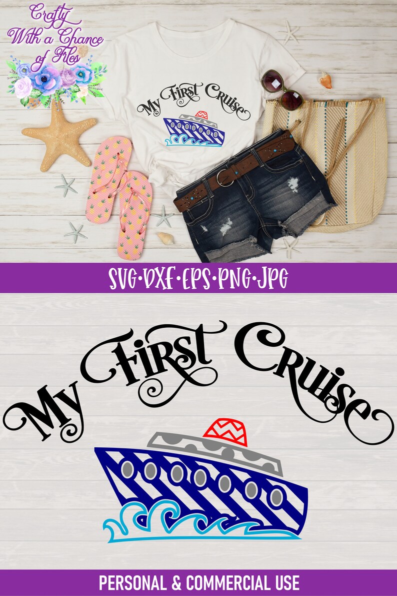 Cruise SVG. My First Cruise SVG Vacation Shirt SVG 1st - Etsy Denmark