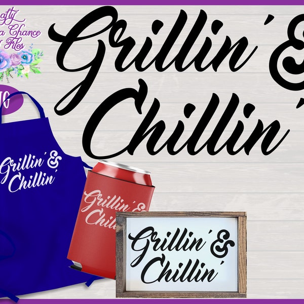 Grillin Chillin Sign - Etsy