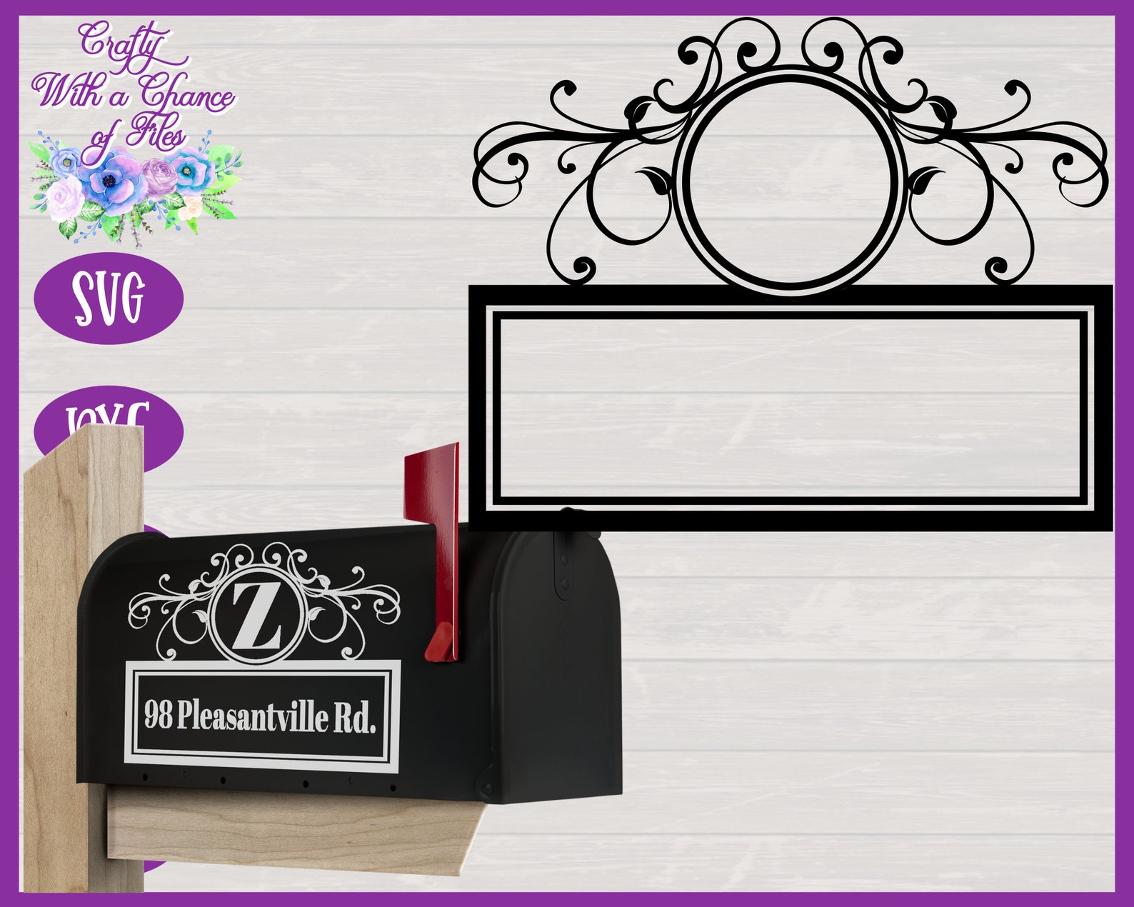 Mailbox SVG Mailbox Monogram SVG Street Address SVG Mailbox | Etsy