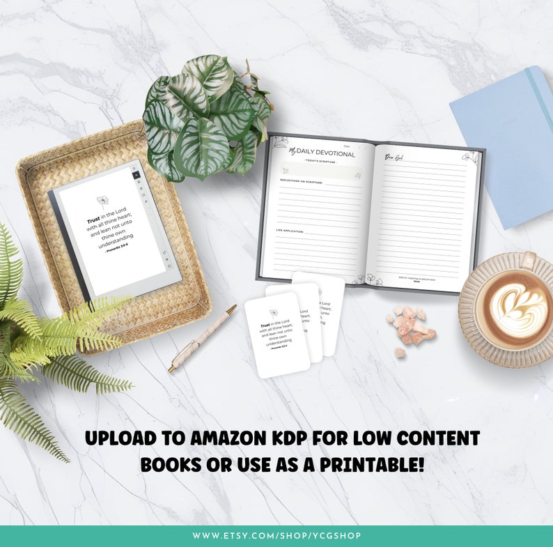 KDP Devotional Journal Interior 6X9 - Canva KDP Templates With ...