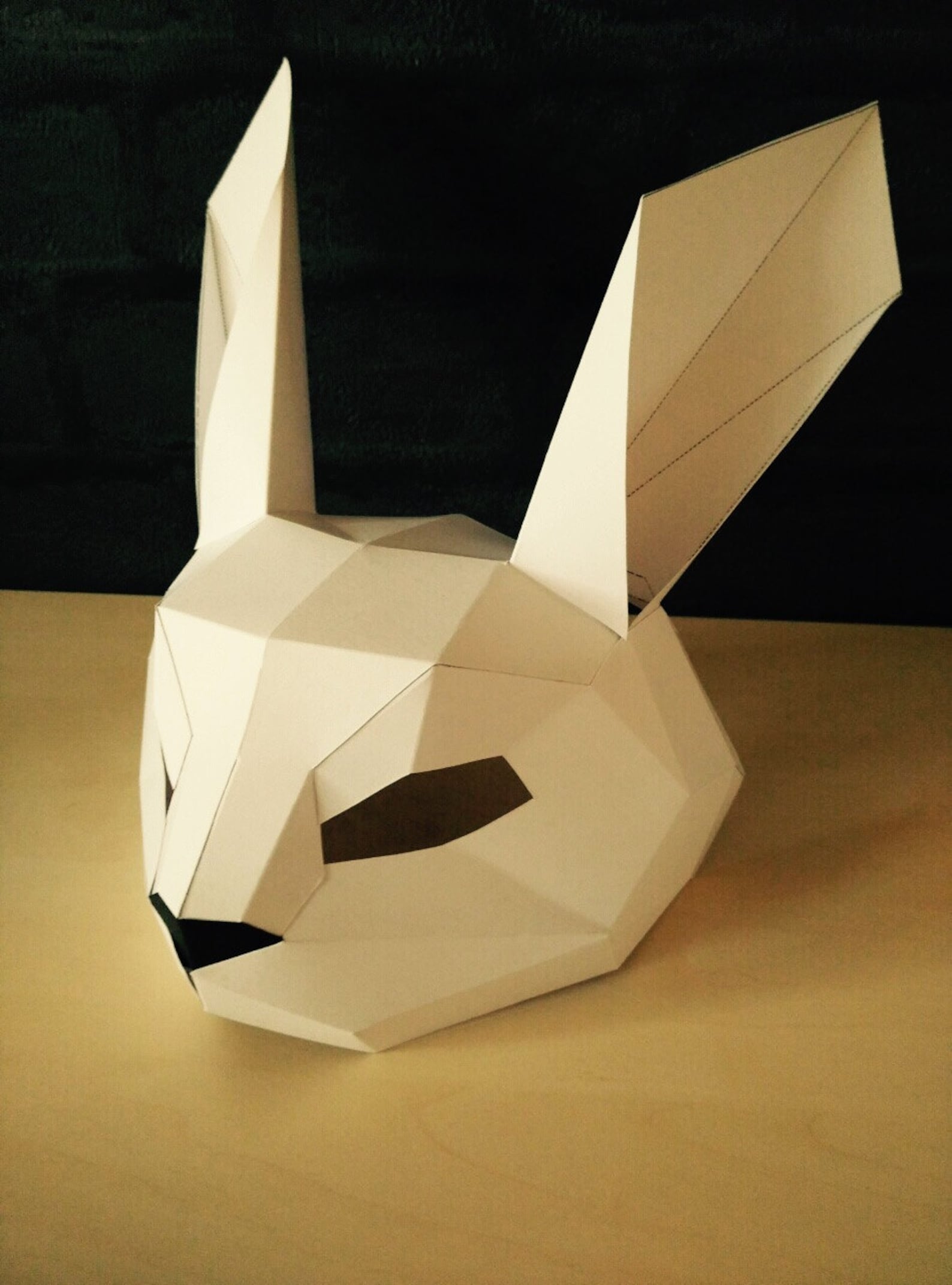 PDF Rabbit Mask/animal Head/paper Mask/diy Easter Mask/easter Bunny ...