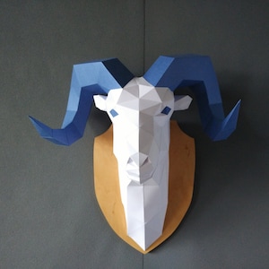 Ram Kit "do by Yourself"/ Ram DIY KIT/ Room Decor/ Paper Craft/ Wall ...