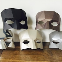 Half Mask - Etsy
