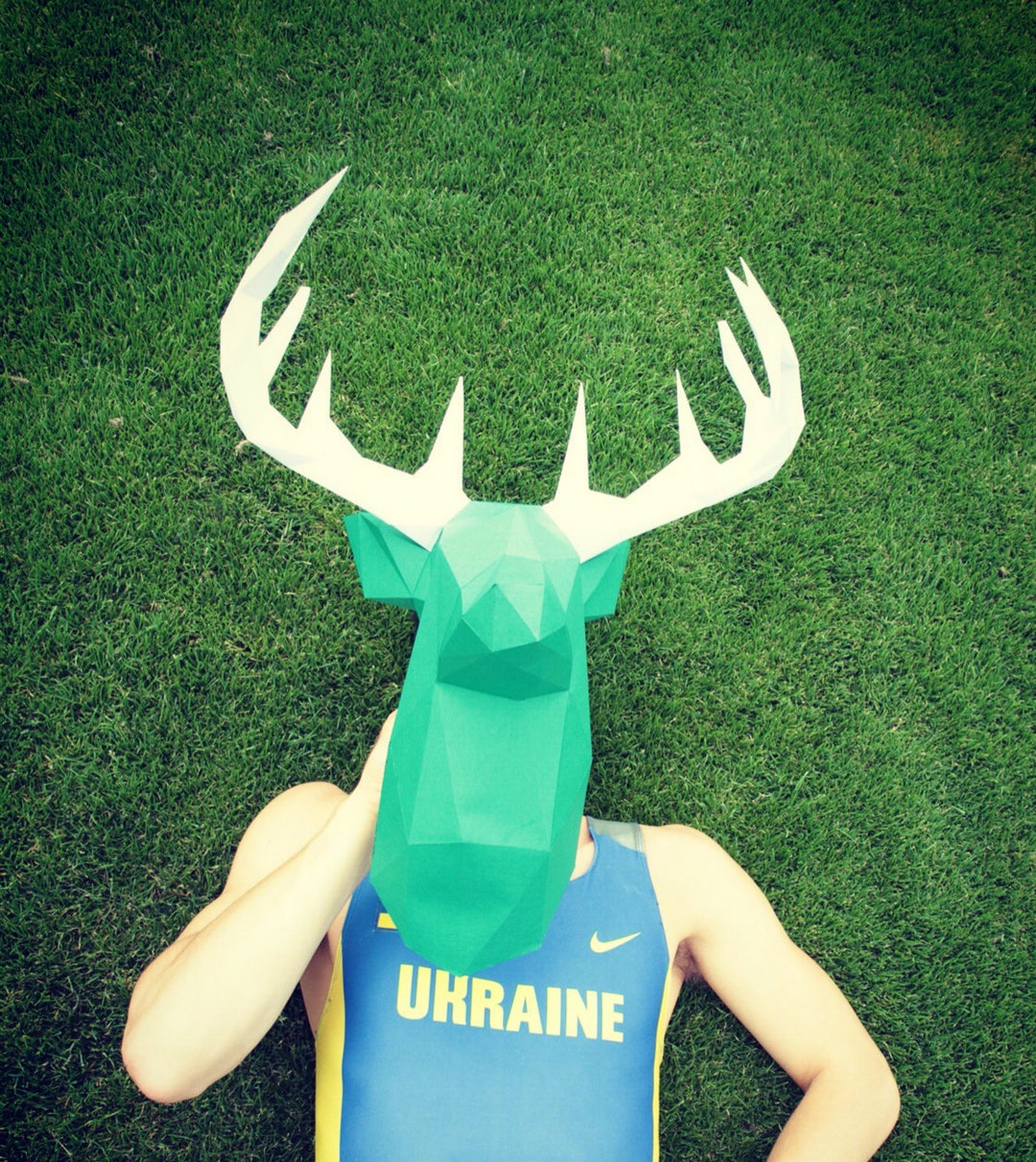 Deer Kit "do by Yourself"/ Deer DIY KIT/ Room Decor/ Paper Craft/ Wall ...