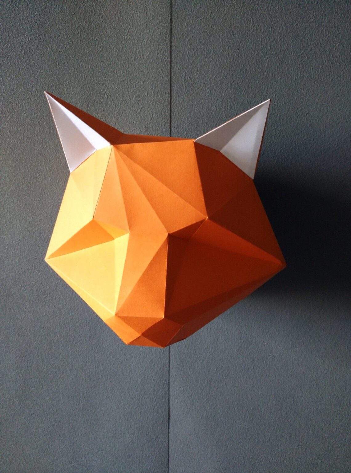 Medium Fox DIY KIT/ Room Decor/ Paper Craft/ Wall Decor/ Paper - Etsy
