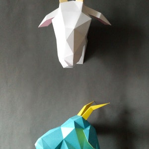 Ziegen DIY Kit/Papercraft Ziege/3D Schablone/Ziegenmodell ...